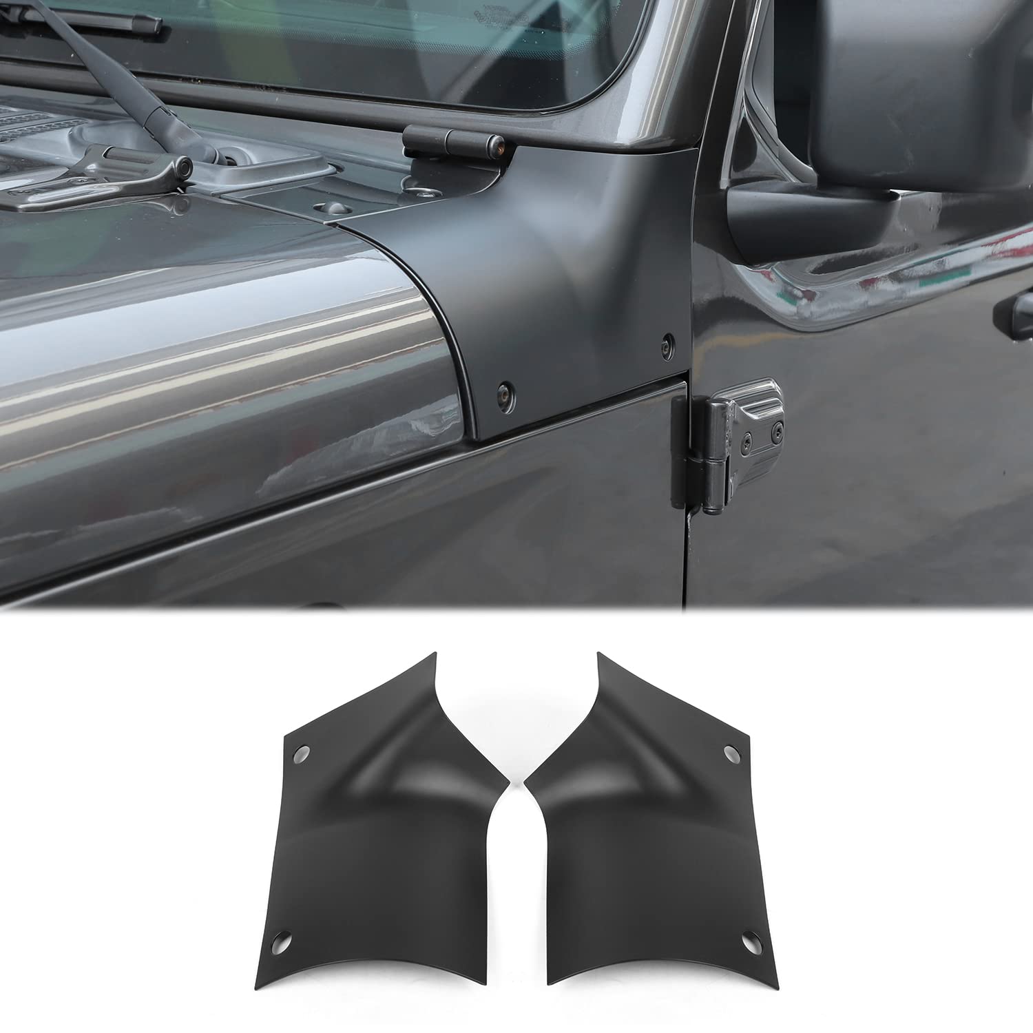 Snapklik.com : JWWY For Jeep Wrangler Cowl Cover Body Armor Hood Bonnet ...