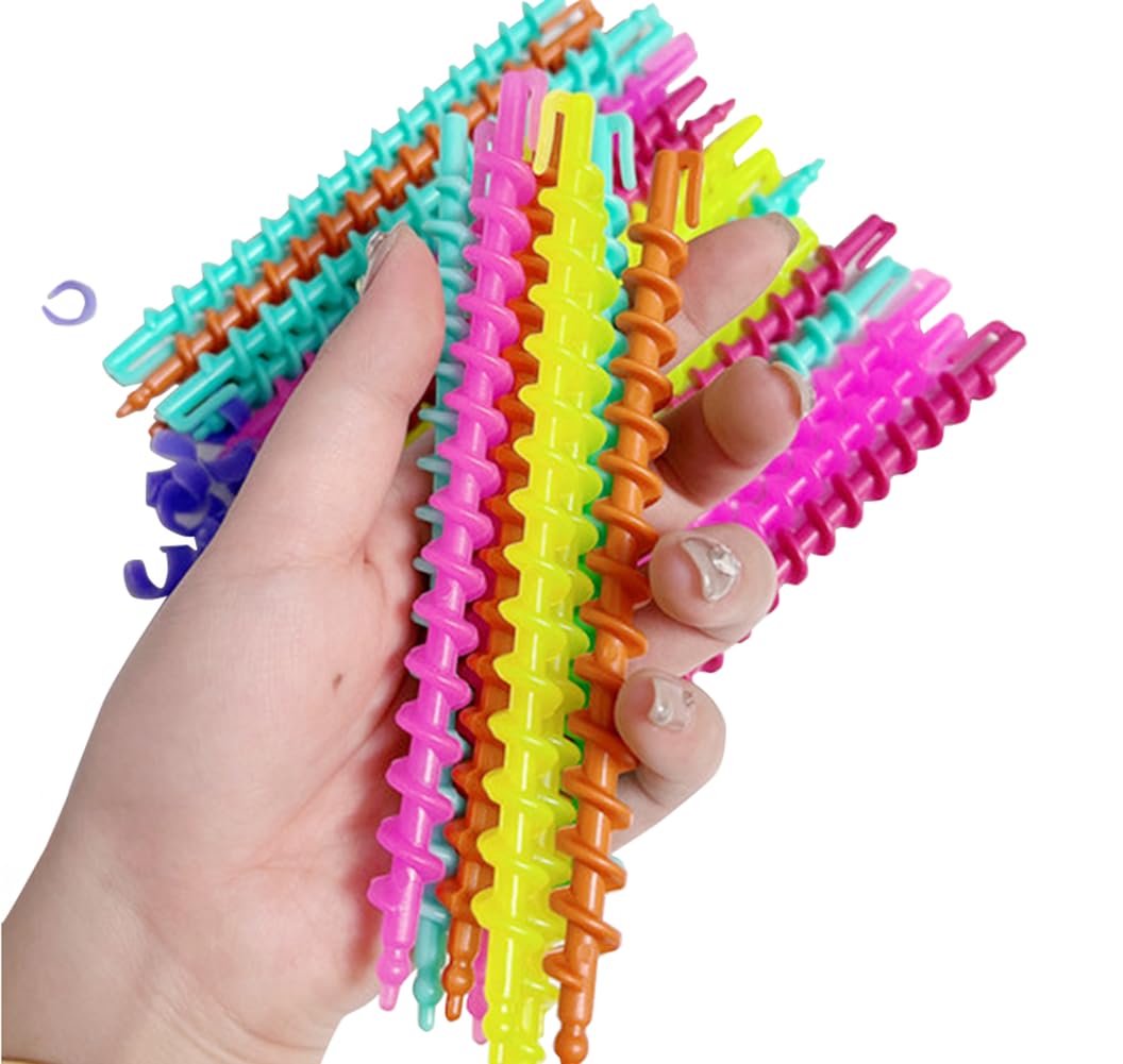 Amazon.com : 26 Pcs Plastic Hair Styling Curling Rollers with Medium ...