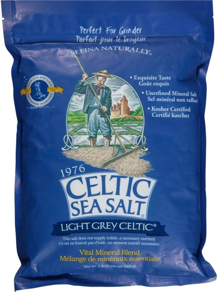 Celtic Sea Light Grey Salt (5lb) : Amazon.com.mx: Alimentos y Bebidas