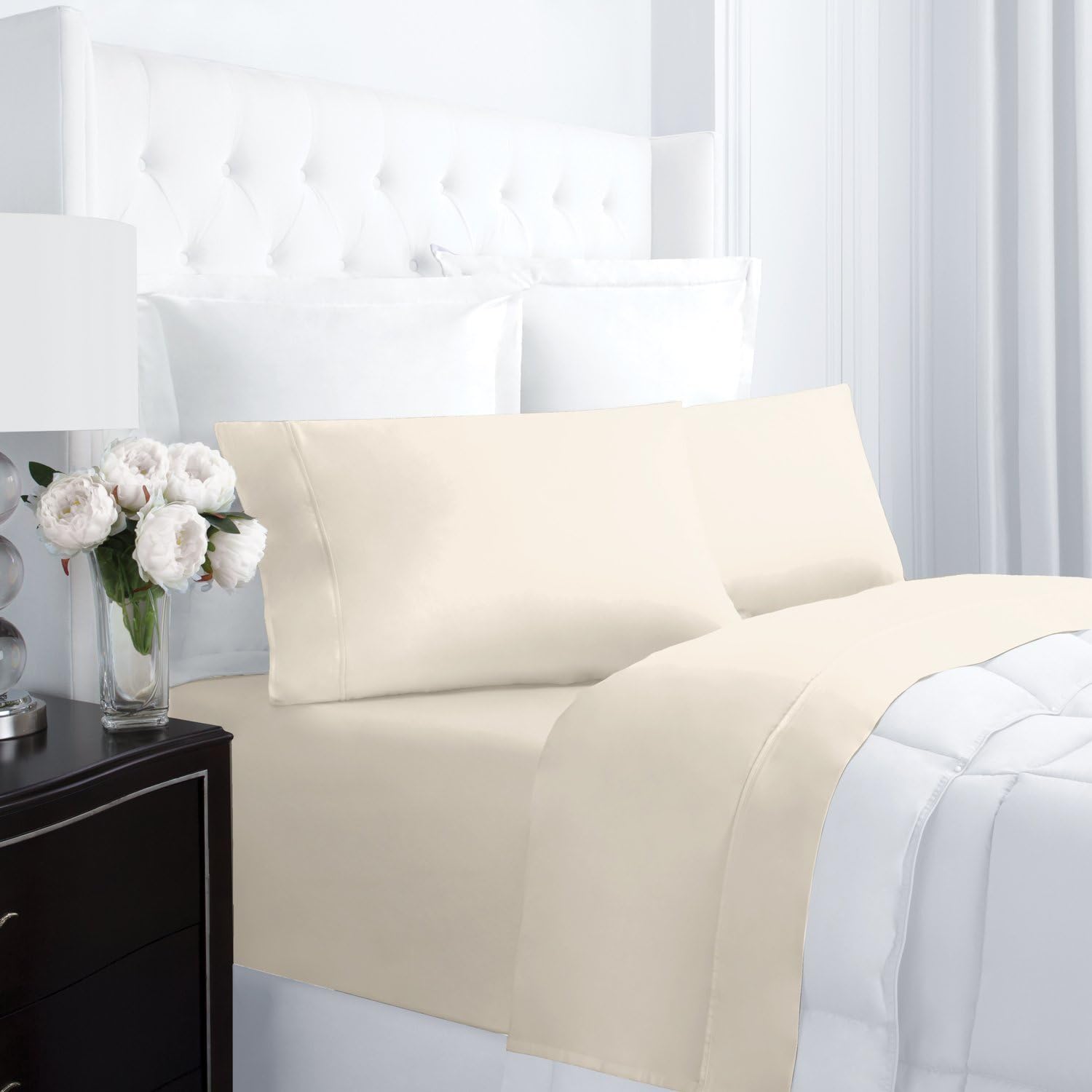 Amazon.com: Egyptian Luxury 300 Thread Count 100% Cotton Long-Staple ...