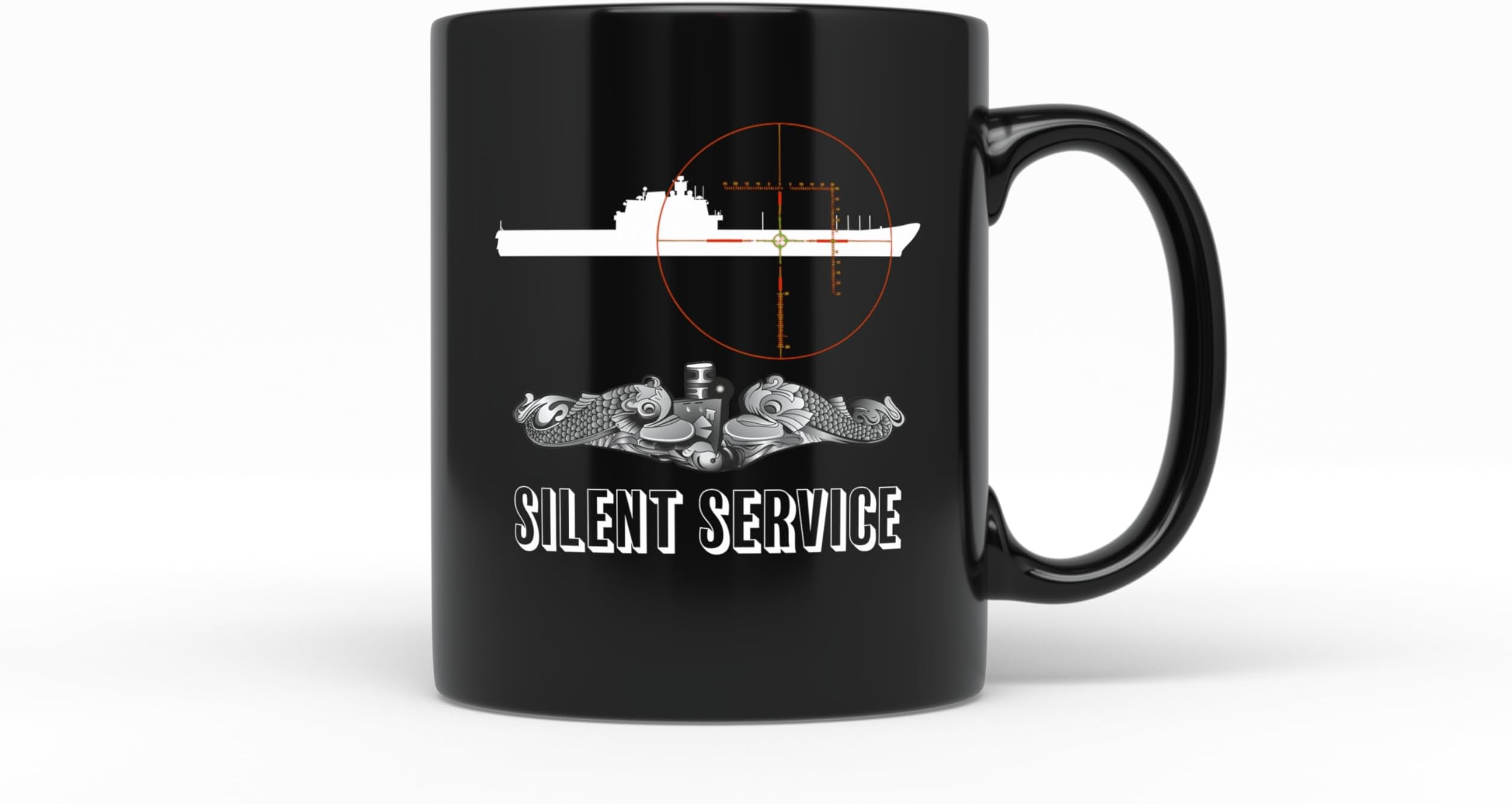 Amazon.com: Silent Service Coffee Mug, Gift For, US Navy Submarines ...