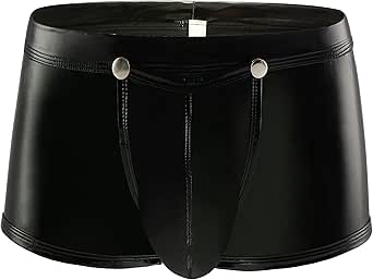 Amazon.com: 4UFIT Calzoncillos bóxer metálicos líquidos brillantes para ...