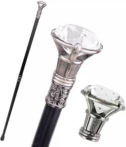 Amazon.com: Mavcobo Diamond Headed Pimp Cane-36 Costume Cane Elegant ...