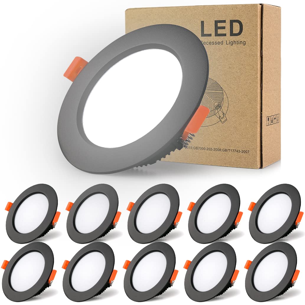 1 x RAW Customer Returns SUCIKORIO LED Recessed Ceiling Lights, 10 Pac ...