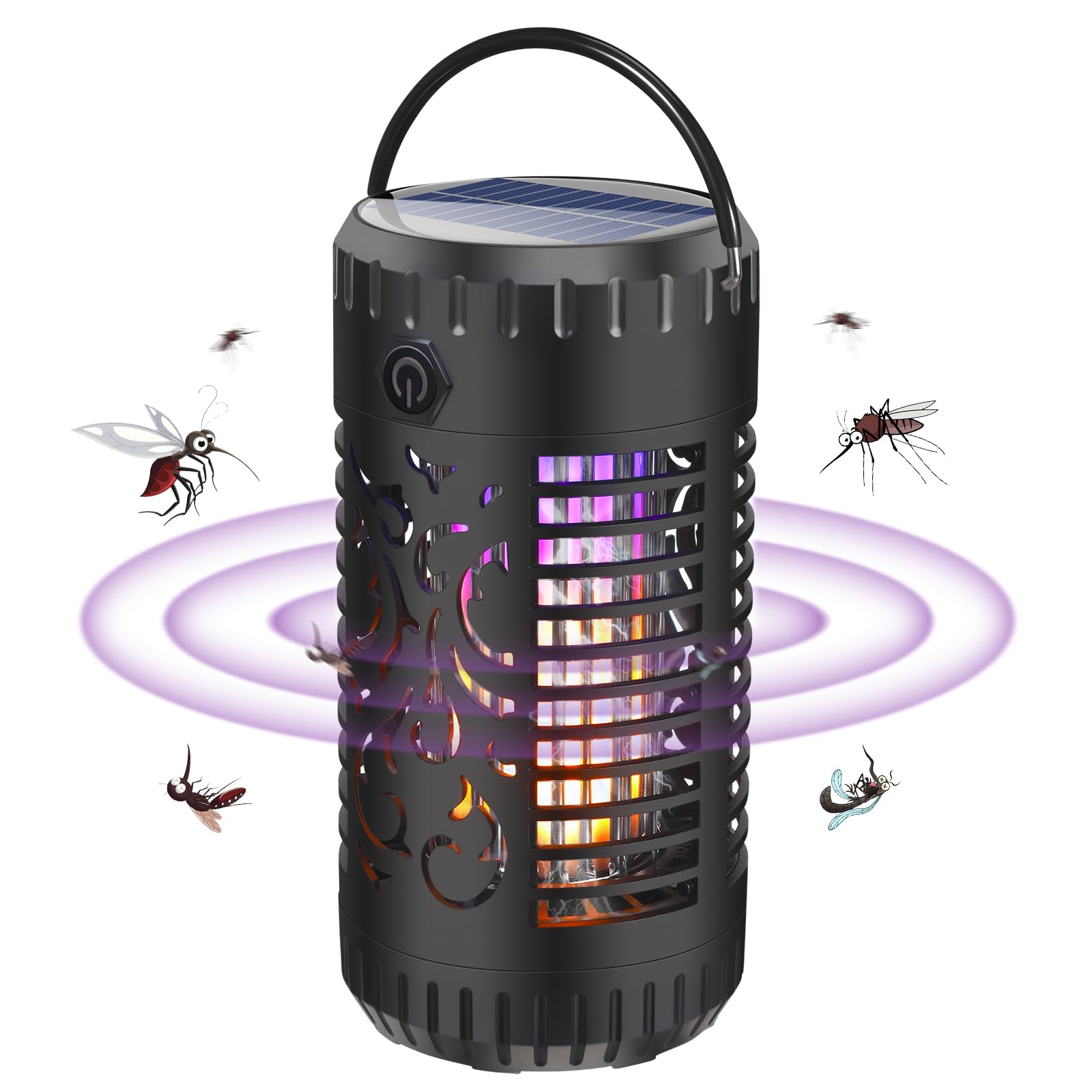 Amazon.com : Jahy2Tech Solar Bug Zapper Outdoor Mosquito Zapper ...
