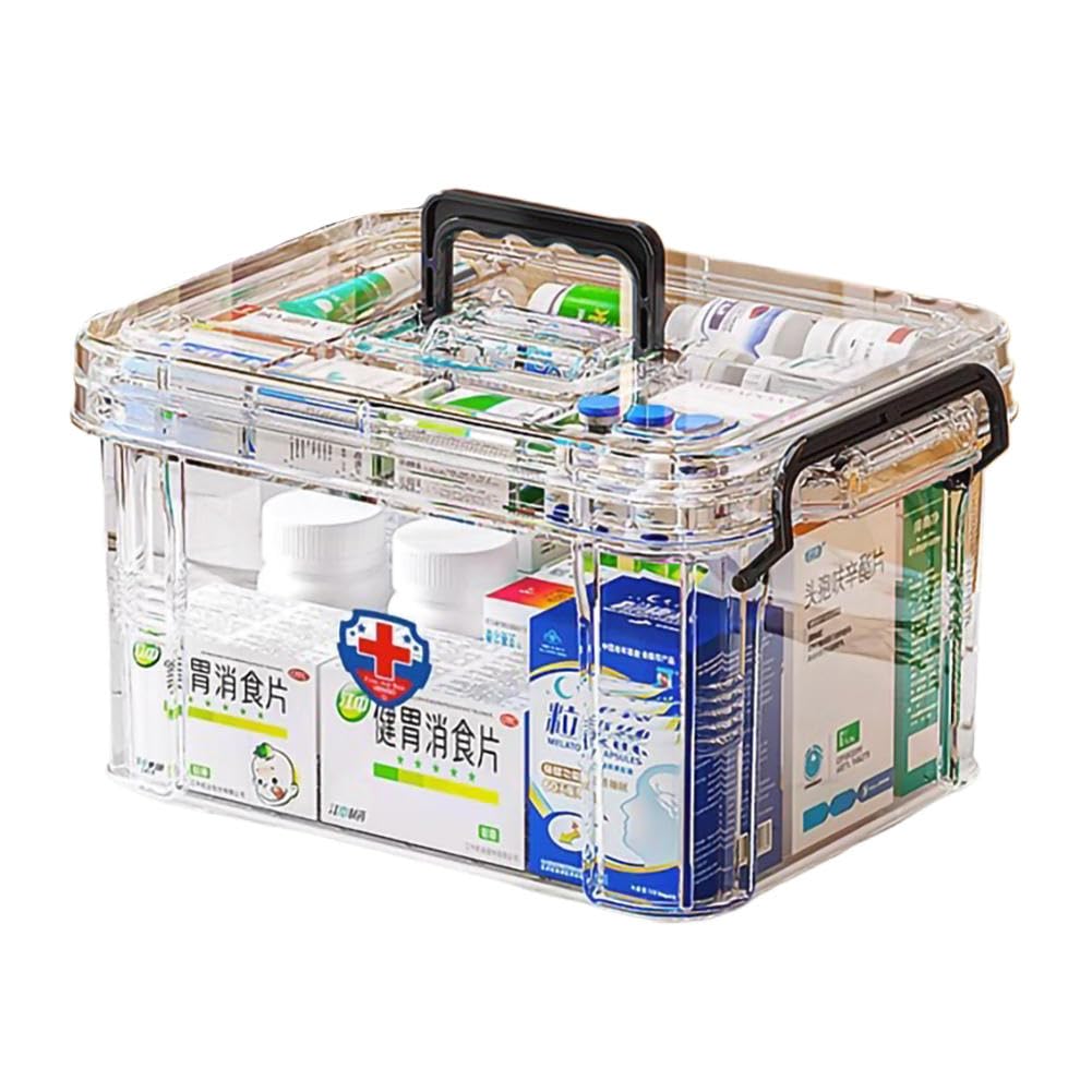 Amazon.com: KALWEL,Medicine Storage Box,Pill Bottle Organizer ...