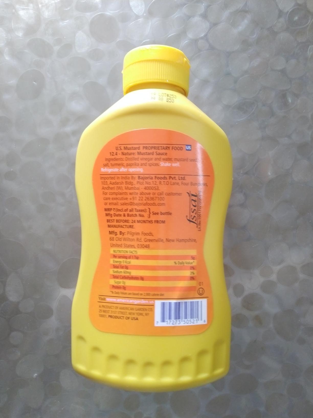 AG U.S. Mustard Original 14oz : Amazon.in: Garden & Outdoors