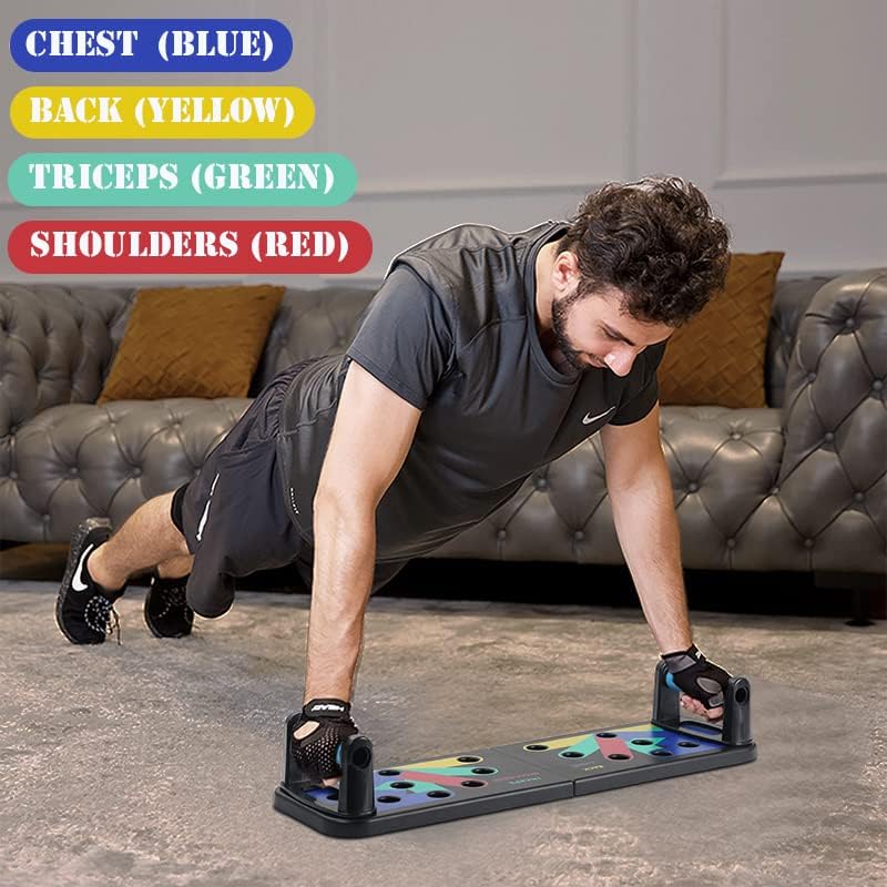 Body-Plus 9 in 1 Push up Board, Multifunctional Foldable Push-up Stands ...