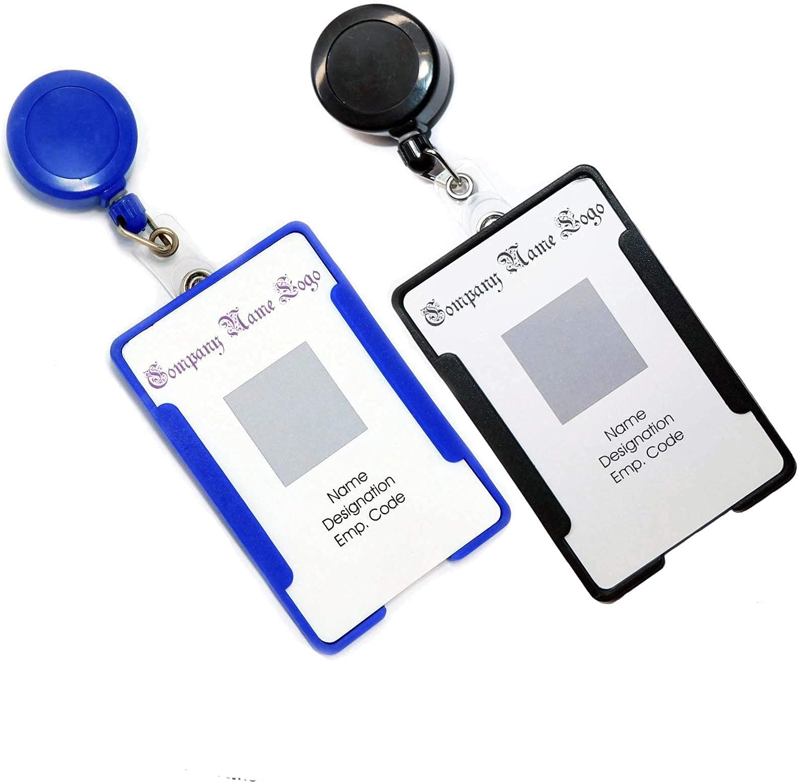 NSSP Combo ID Card Holder: Secure and Convenient Retractable Badge ...