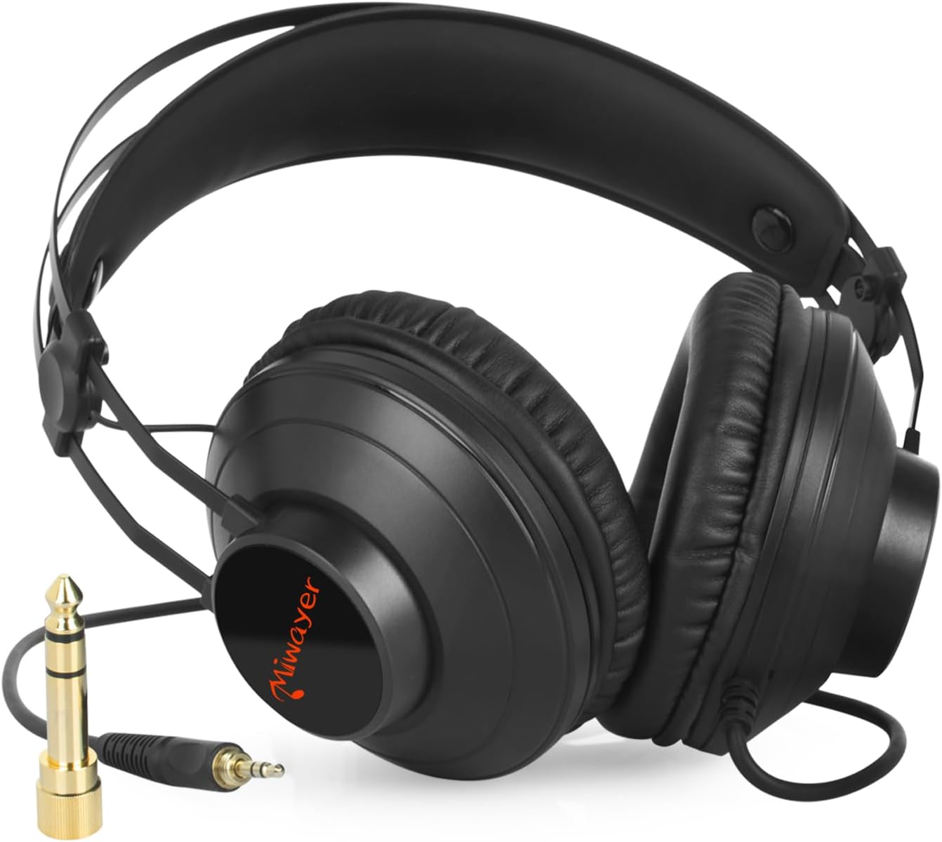Amazon.com: Miwayer Studio Monitor Headphones 3M Cable Professional ...