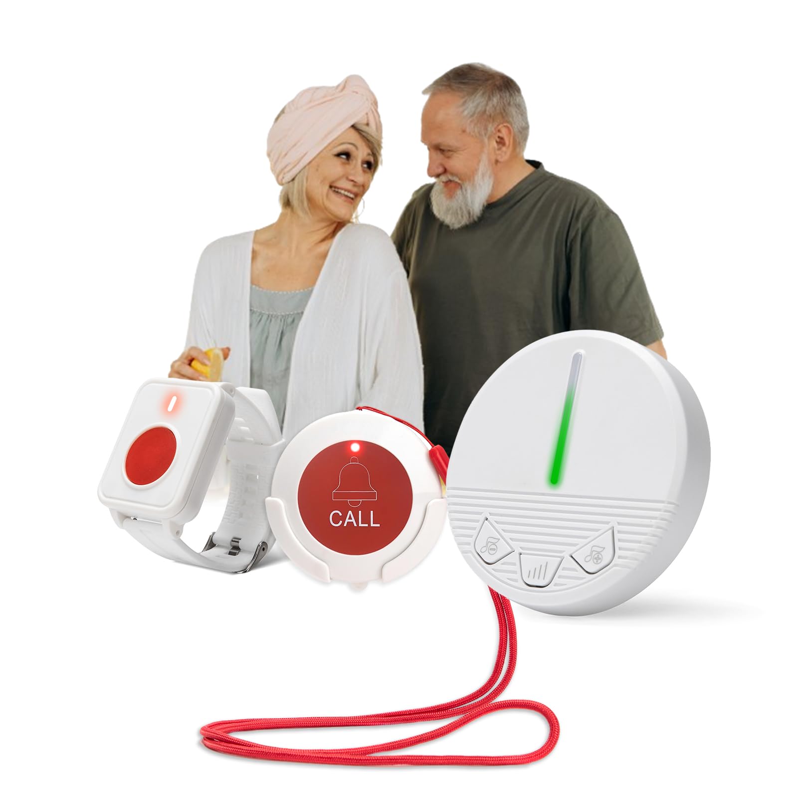 Amazon.com: Life Alert Systems for Seniors Caregiver Pager Call Button ...