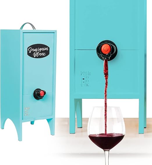Amazon.com: Wine Nook Decorative Box Wine Dispenser Cocktail Beverage ...