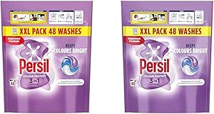 Persil Colour Protect 3 in 1 Washing Capsules 48 washes (Pack of 2 ...