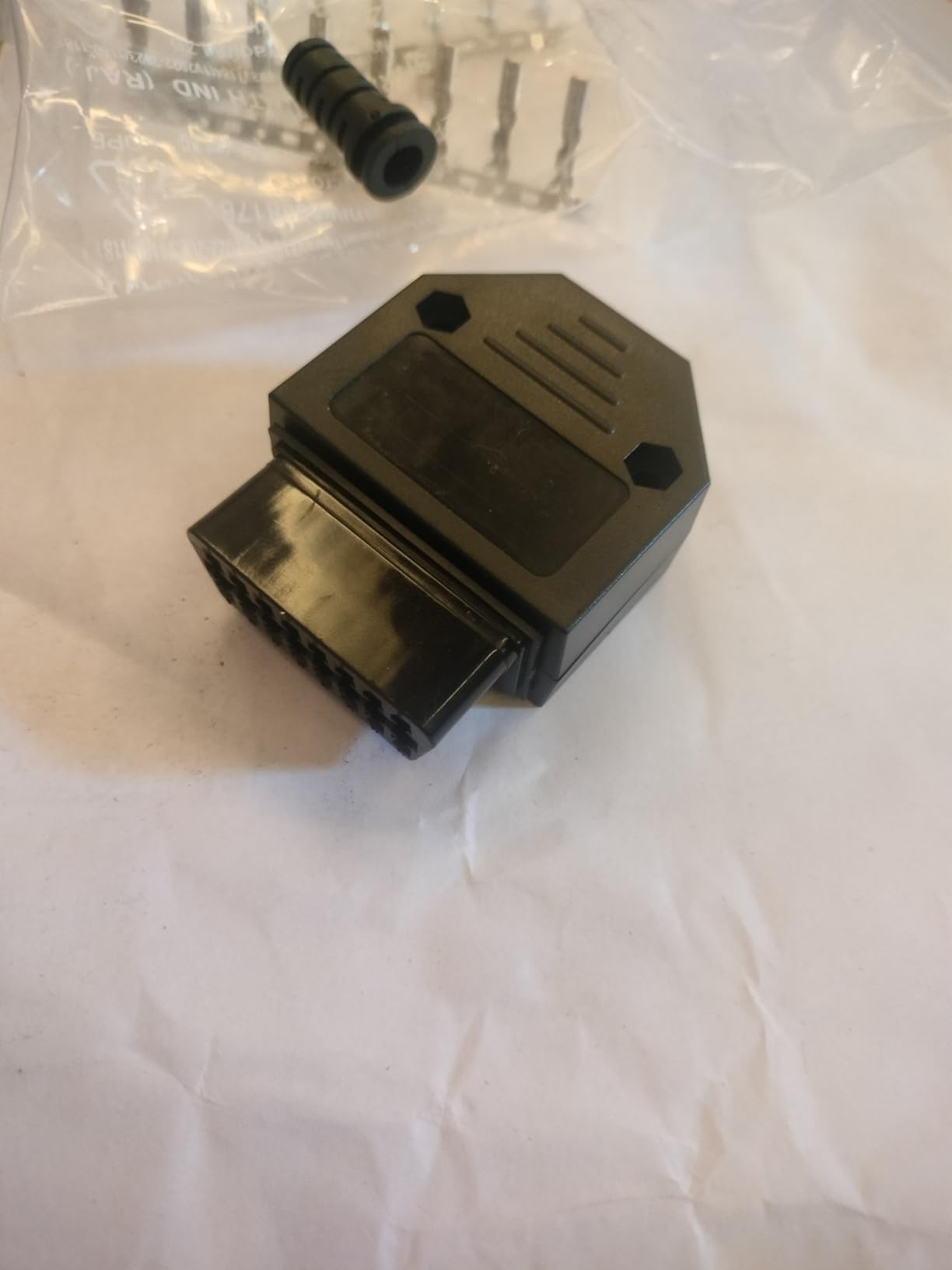 STAR055 OBD2 Female Connector 16PIN OBDII Diagnostic Port Plug with ...