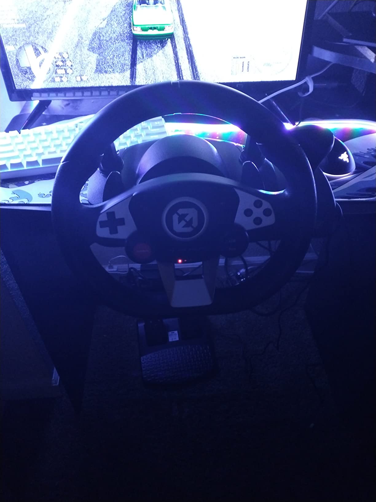 $18/mo - Finance EVORETRO FURY GT-EV3 Steering Wheel for PC, Racing ...