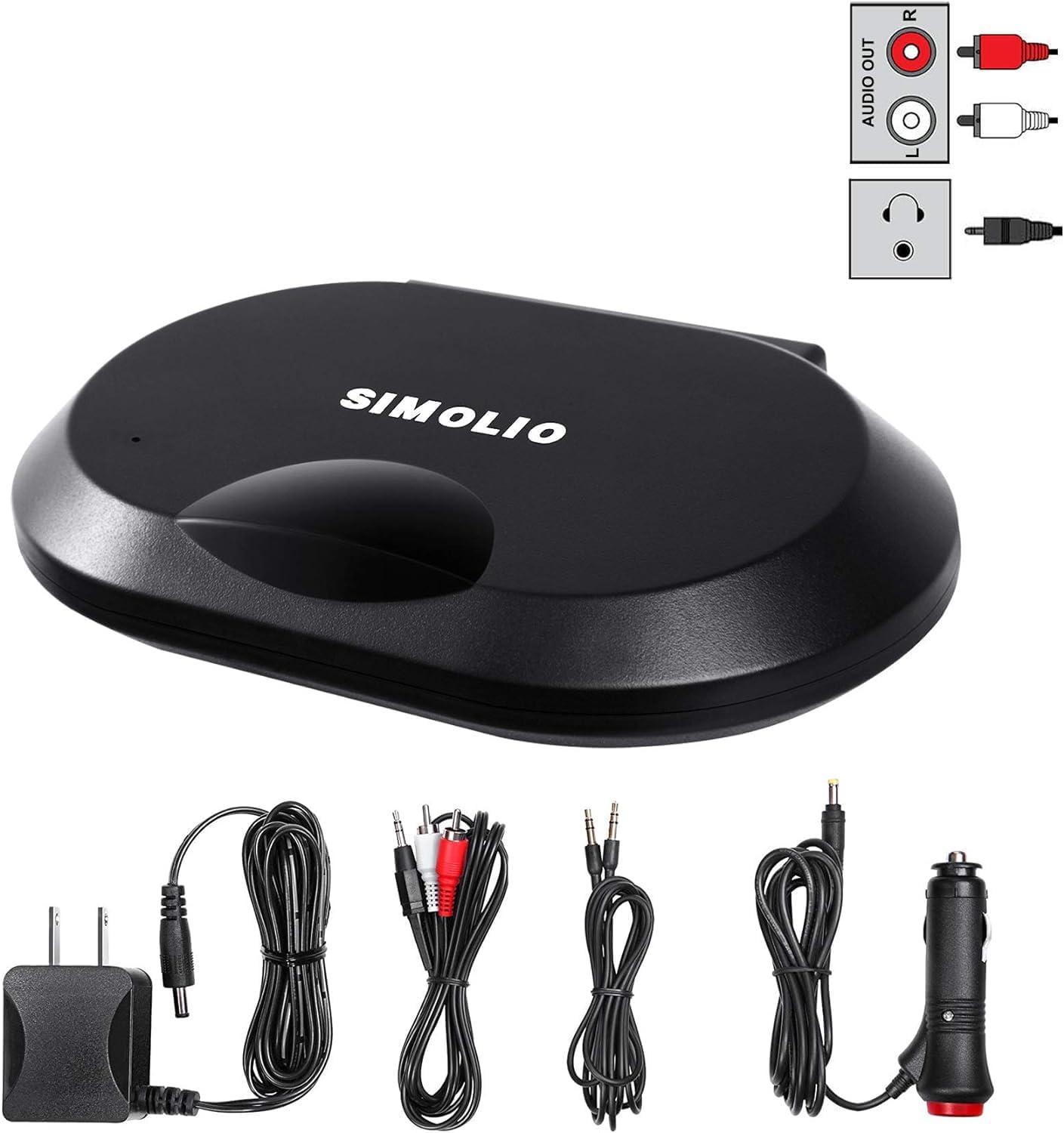 Amazon.com: SIMOLIO 2-Channel IR Audio Transmitter - Wireless Infrared ...