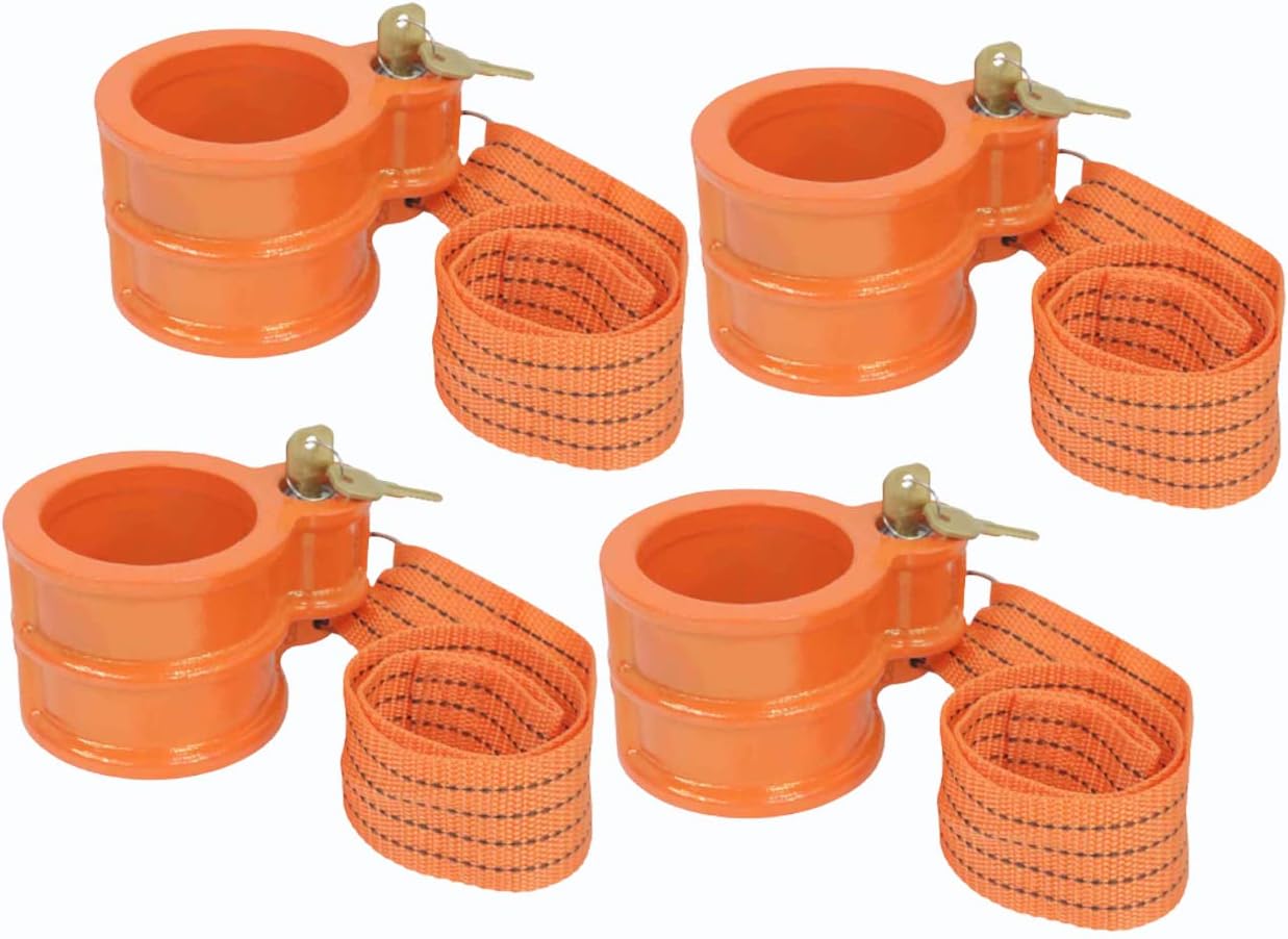 Amazon.com: Mytee Products (4 Pack) King Pin Lock, Heavy Duty Orange ...