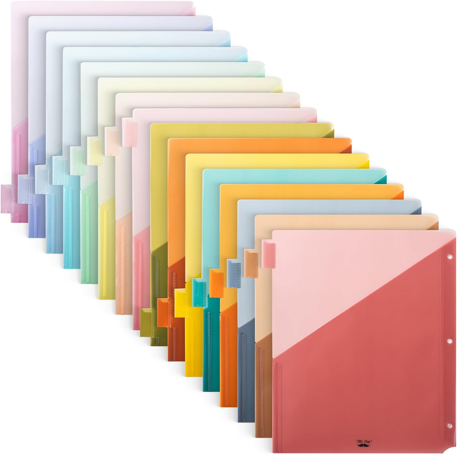 Amazon.com : Aesthetic 3 Ring Binder Set of 2 and Pastel Sticky Notes ...