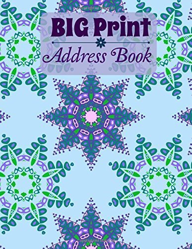 Amazon.com: BIG Print Address Book (EXTRA Large **8.5 x 11** Address ...