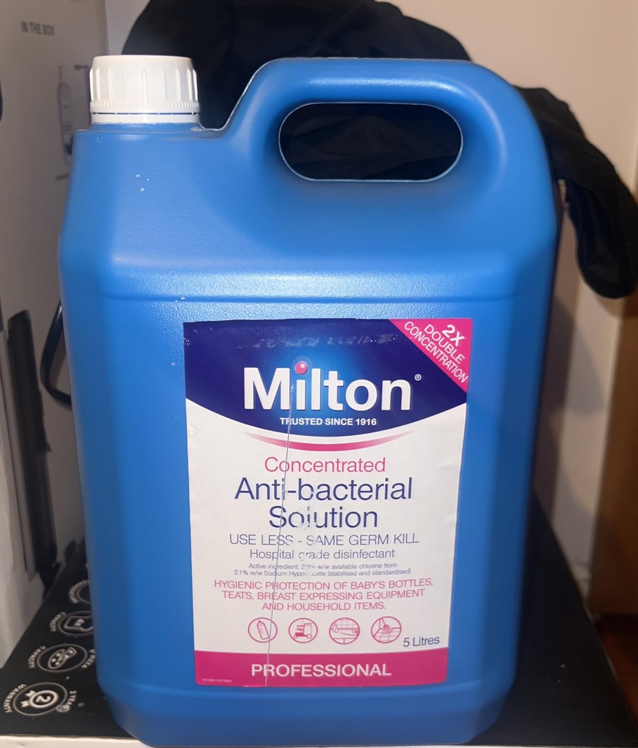 Milton Anti-Bacterial Solution| Sterilise Baby Products in 15 mins ...
