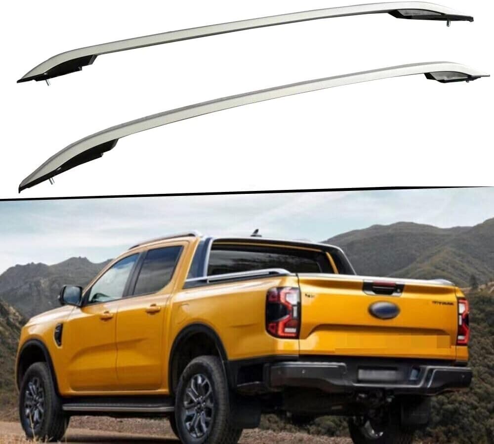 Amazon.com: Upgrade 2Pcs Aluminum Top Side Rail Bar Roof Rail Rack Fits ...