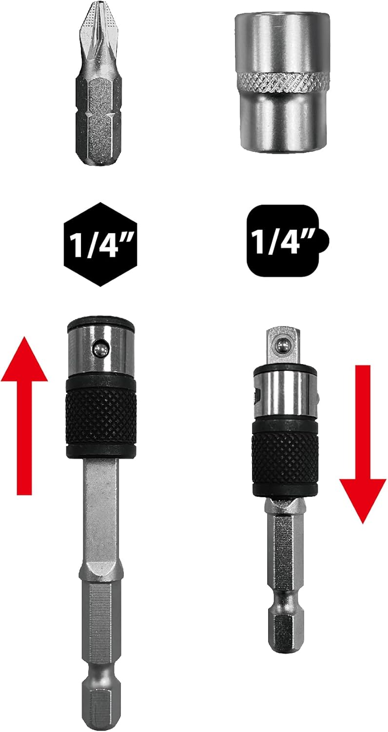 Amazon.com: BIG RED BHT-SBA01 Torin 2-in-1 CR-V Steel Socket and Bit ...