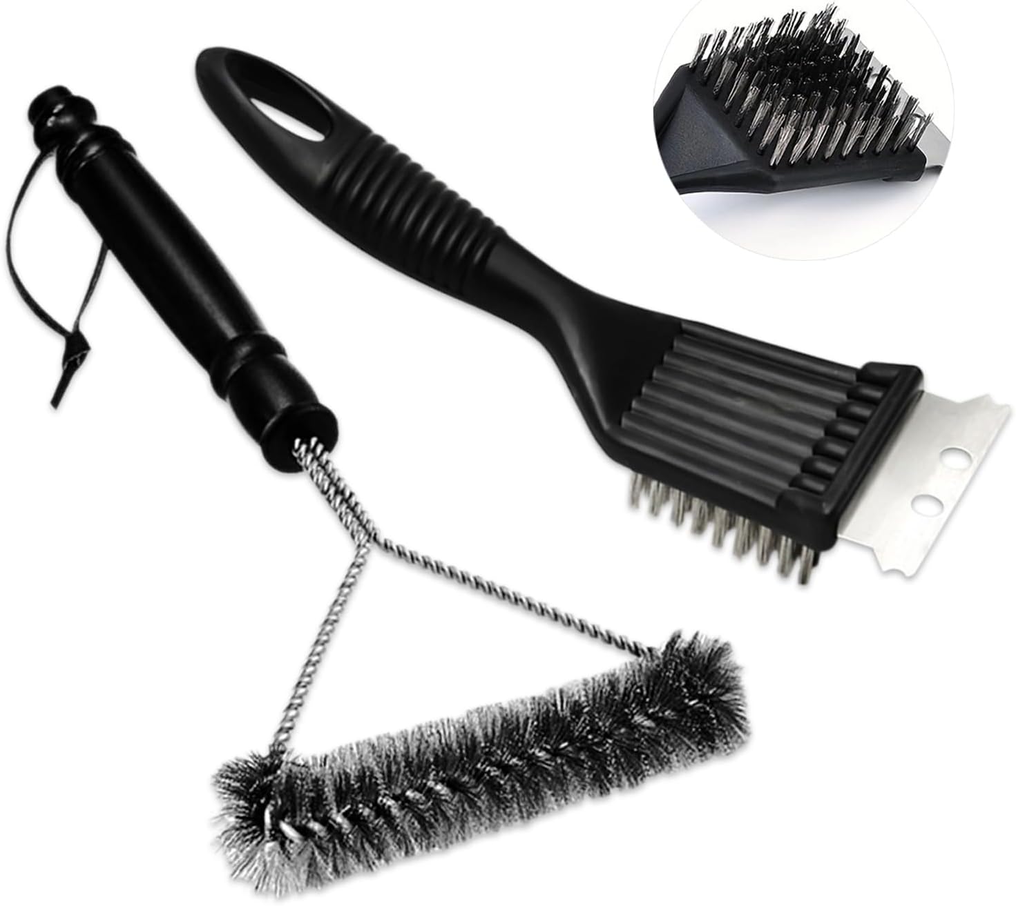 American BBQ Grill Cleaning Brush - Premium Barbecue Cleaner and ...