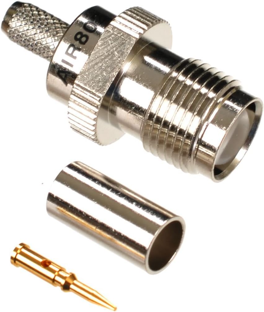 Amazon.com: AIR802 Reverse-Polarity (RP) TNC Jack (Female) Crimp ...