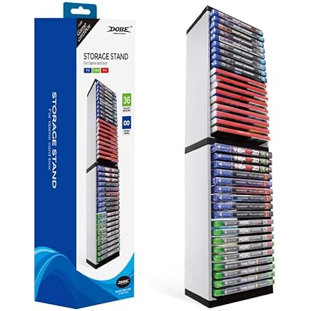 Amazon.com: Video Game Storage Stand Tower for PS5/ PS4/ PS3/ Xbox ...