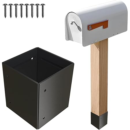 Amazon.com : EAGLE 1 Fence Post Base Protectors-6 Inches Tall-for Wood ...