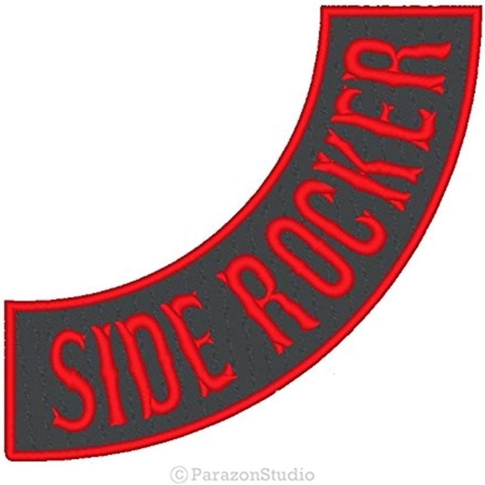 Amazon.com: Custom Embroidered Side Rocker Vest Patch Motorcycle Biker ...