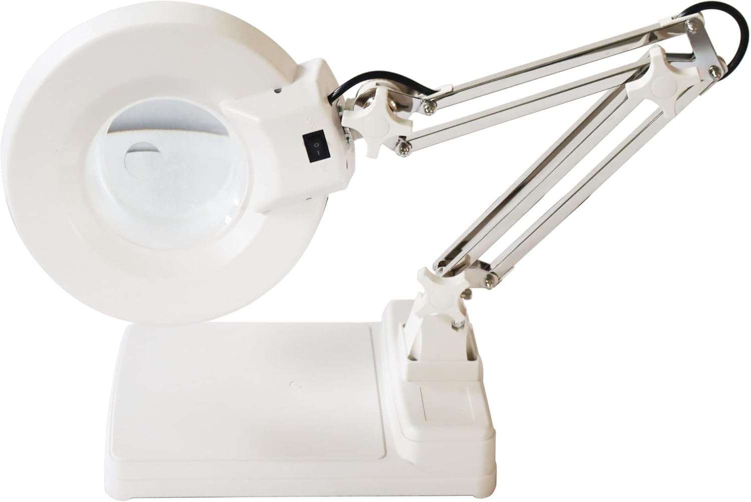 INTBUYING 20X Magnifying Glass with Light and Stand,110V Folding LED ...