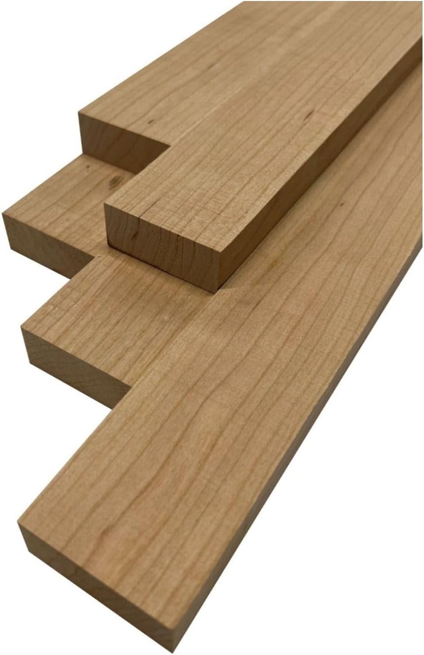 Amazon.com: Pack of 5, Black Cherry Cutting Board Blocks Lumber Board 3 ...