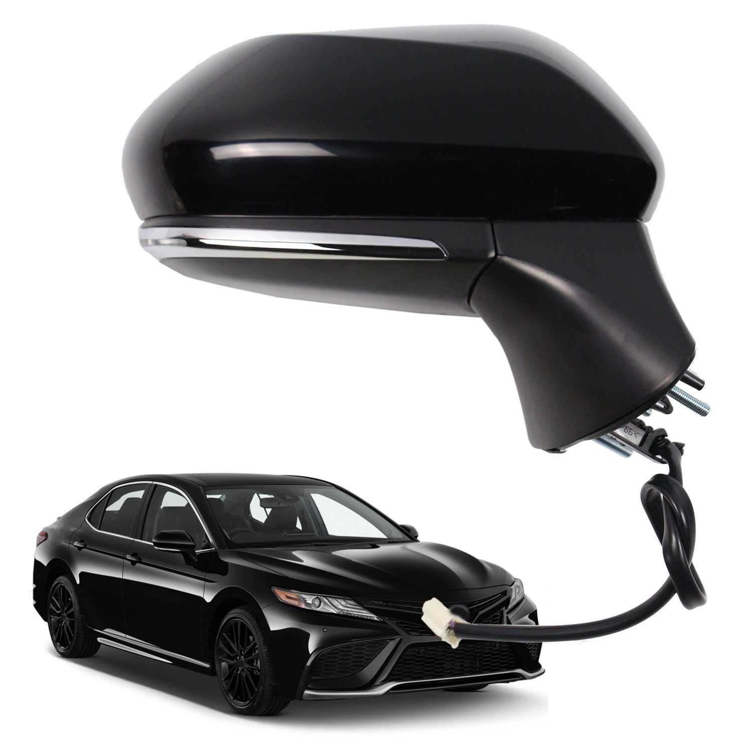 Amazon.com: Marretoo for Toyota Camry Side Mirror Assembly Passenger ...