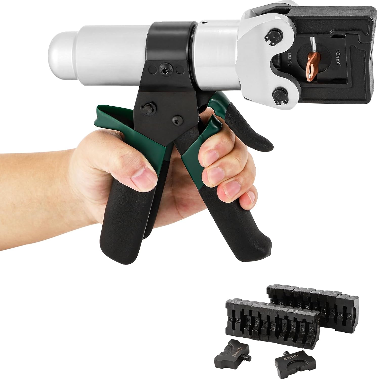 CGOLDENWALL HT-150 Pinza Crimpatrice Idraulica Manuale, Rotazione della ...