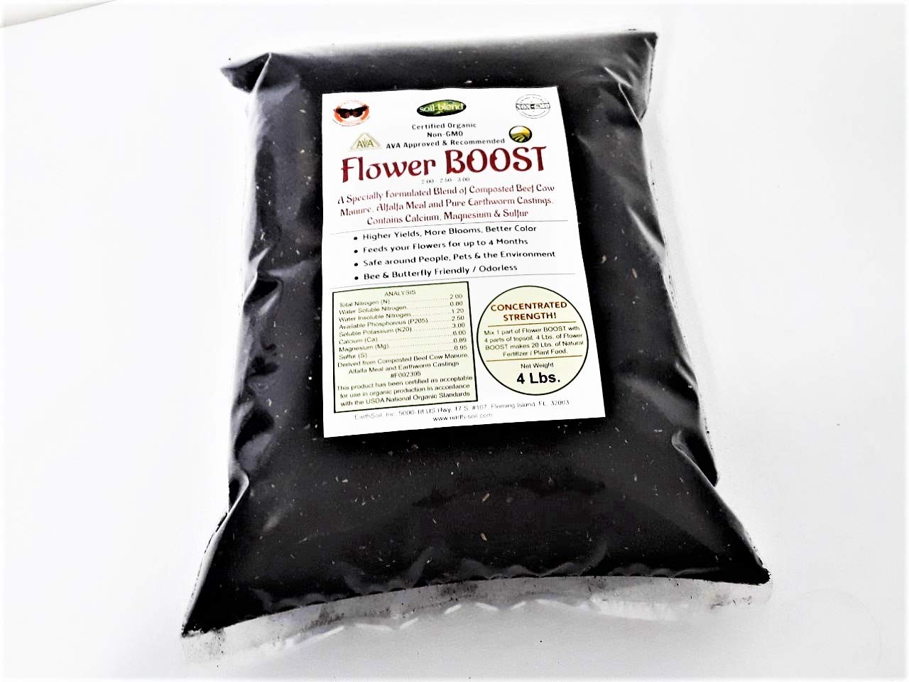Amazon.com: Flower BOOST Organic Fertilizer. Special formulation for ...