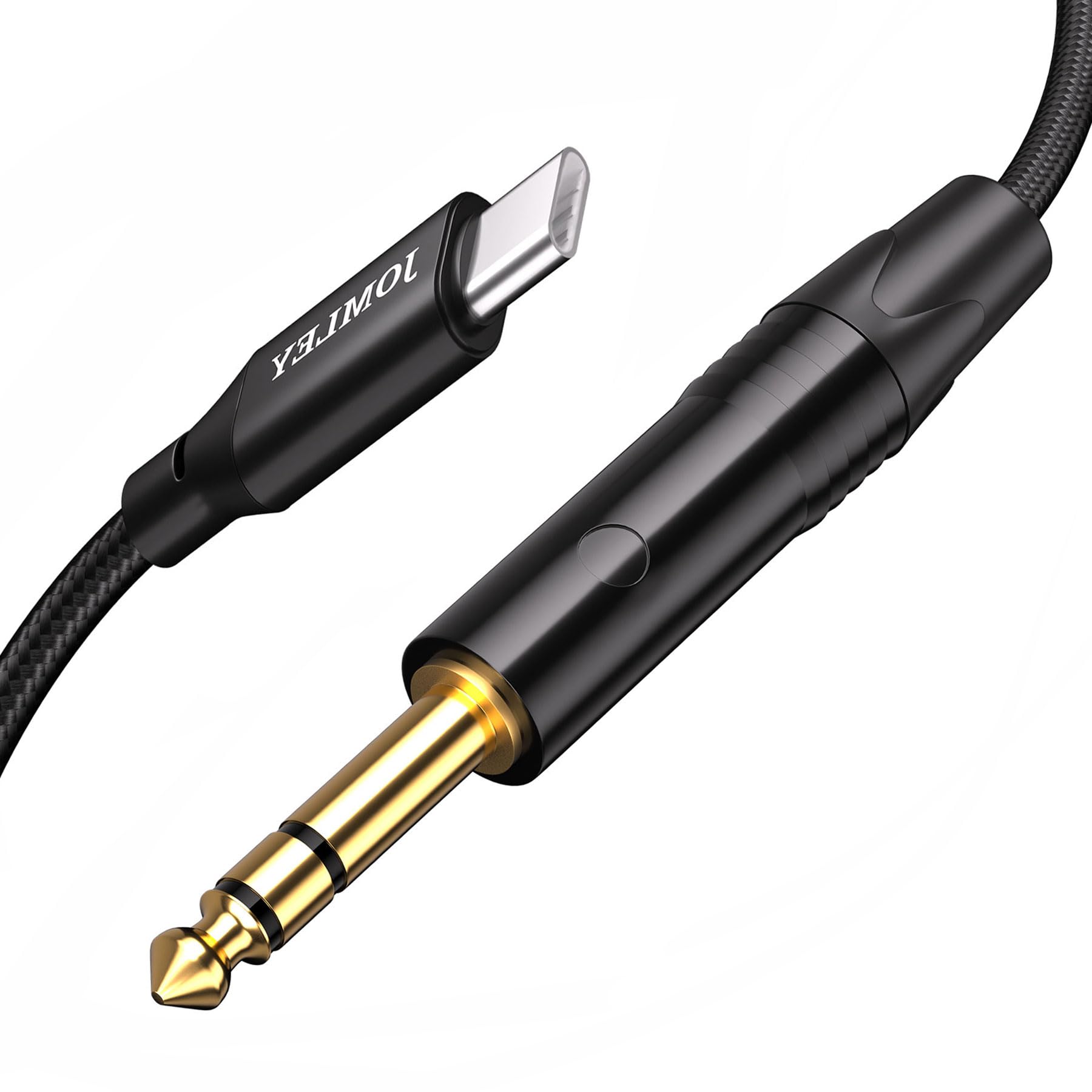 Amazon.com: JOMLEY USB C to 1/4 Audio Cable, USB C to 6.35mm TRS Stereo ...