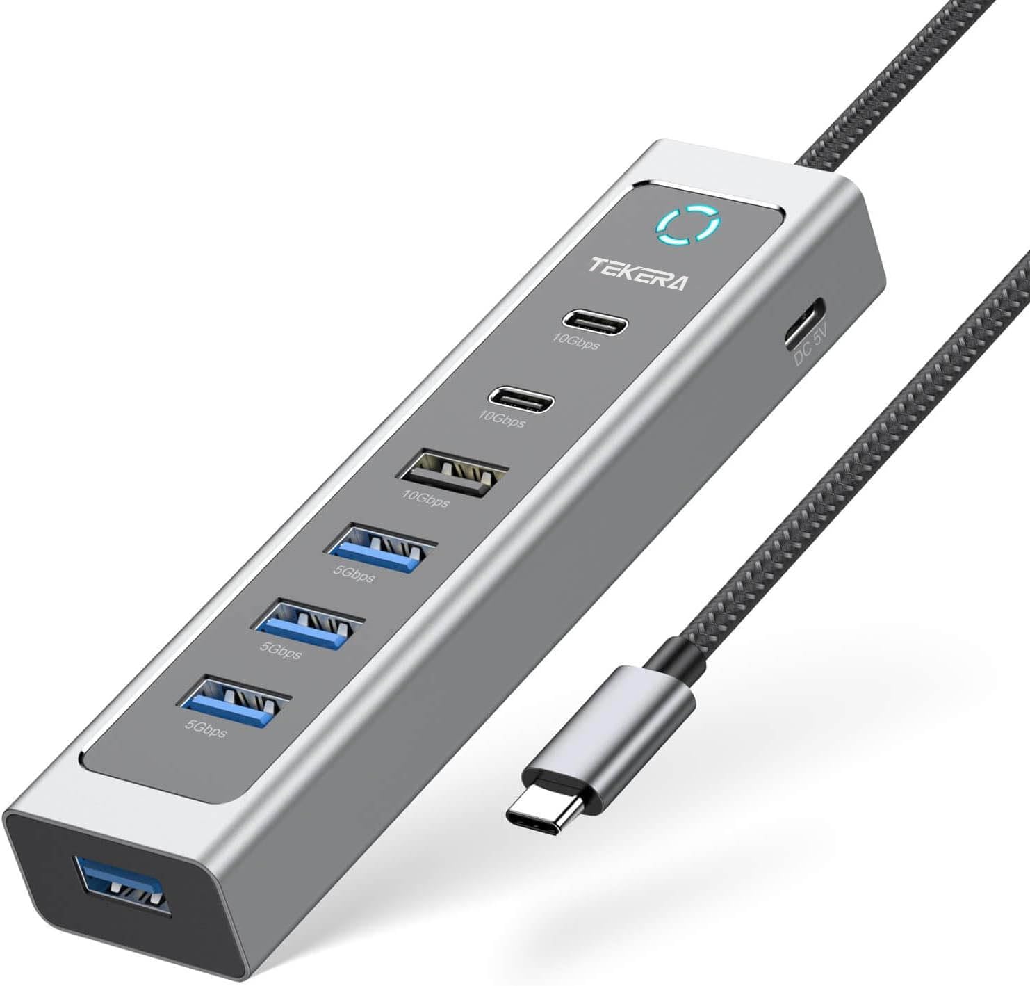 Yottamaster USB 3.2 Hub 10Gbps, USB C Splitter with 2 USB C 3.2 and 2 ...