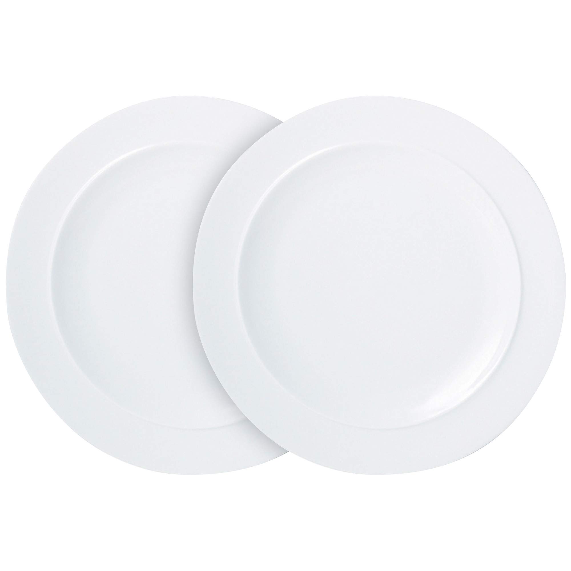 Denby White Porcelain Medium Plates Set of 2 - 24cm Dishwasher ...
