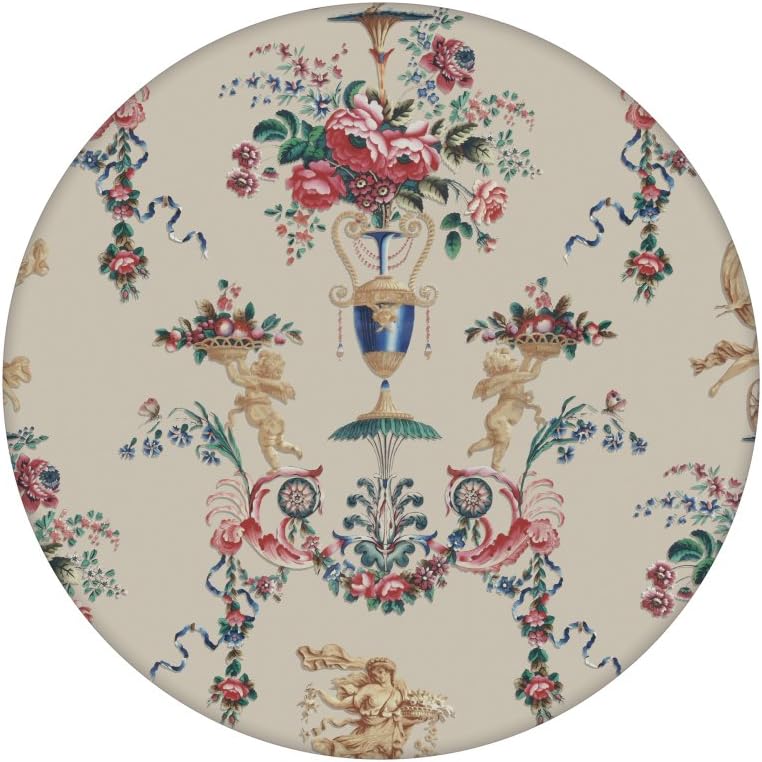 Klassische Tapete in beige "In Elysium" mit üppigen Rosen und ...