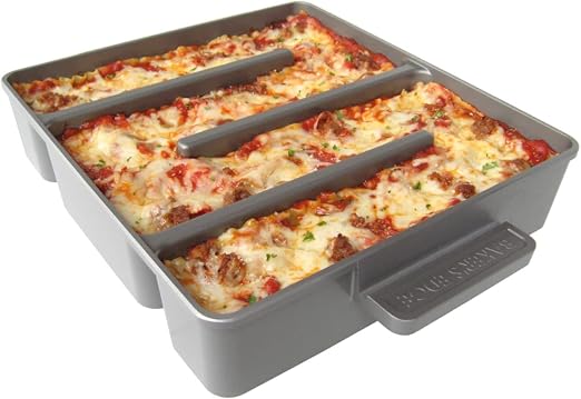 Amazon.com: Baker's Edge Lasagna Pan, Deep Lasagna Pan w/ Handles for ...