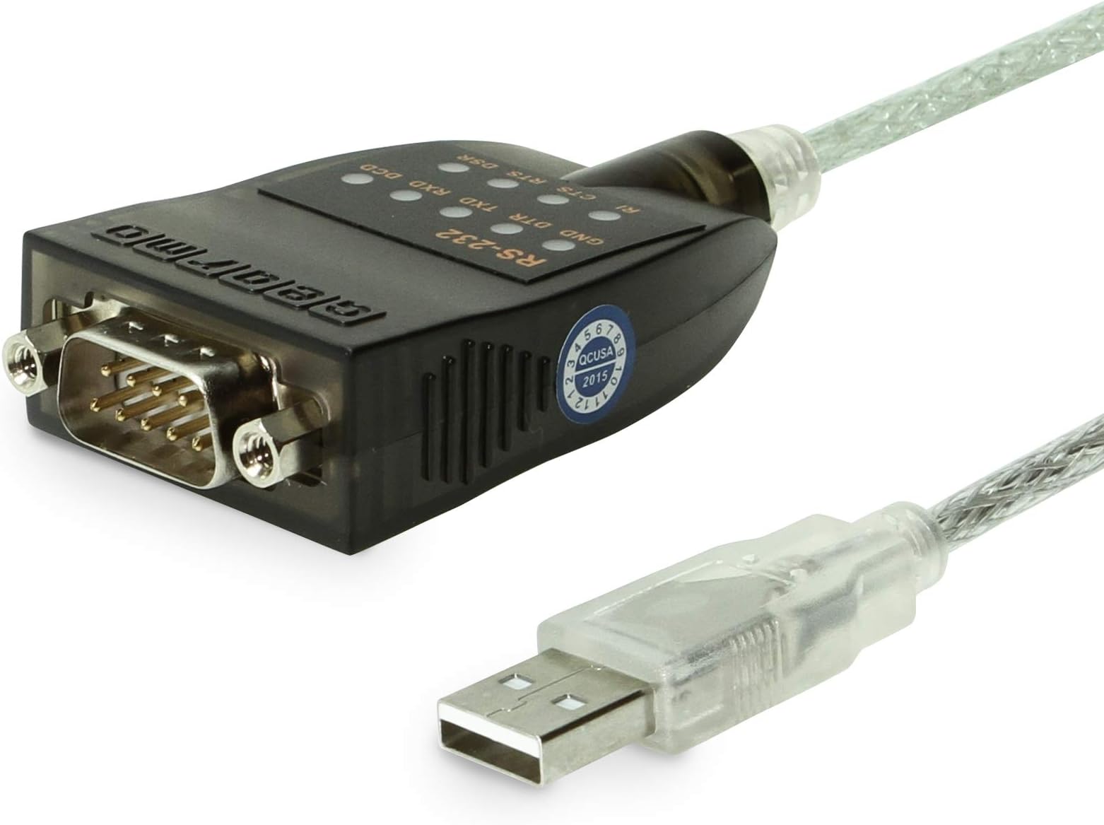 Amazon.com: Gearmo USB to RS-232 Serial Adapter w/LED Indicators ...