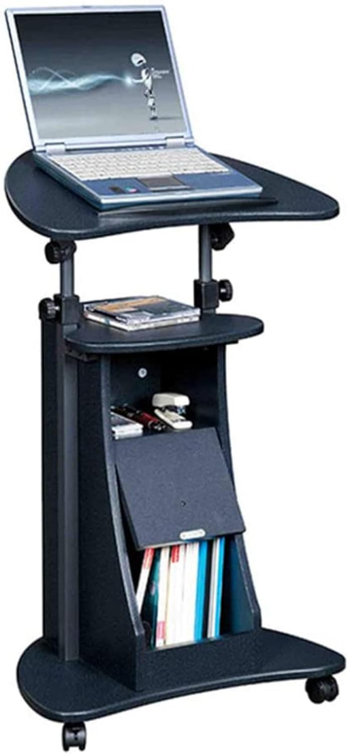 Podium Presentation Lectern Stand Standing Desk Laptop Stand Cart ...