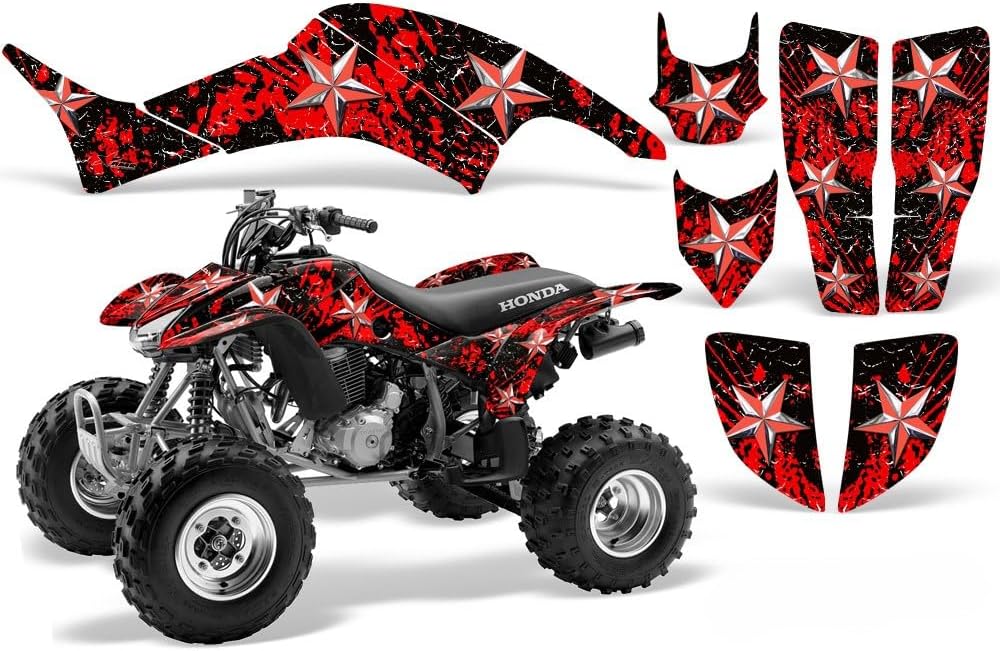 Amazon.com: AMR Racing ATV Graphics Kit: Quad Stickers for Honda TRX ...