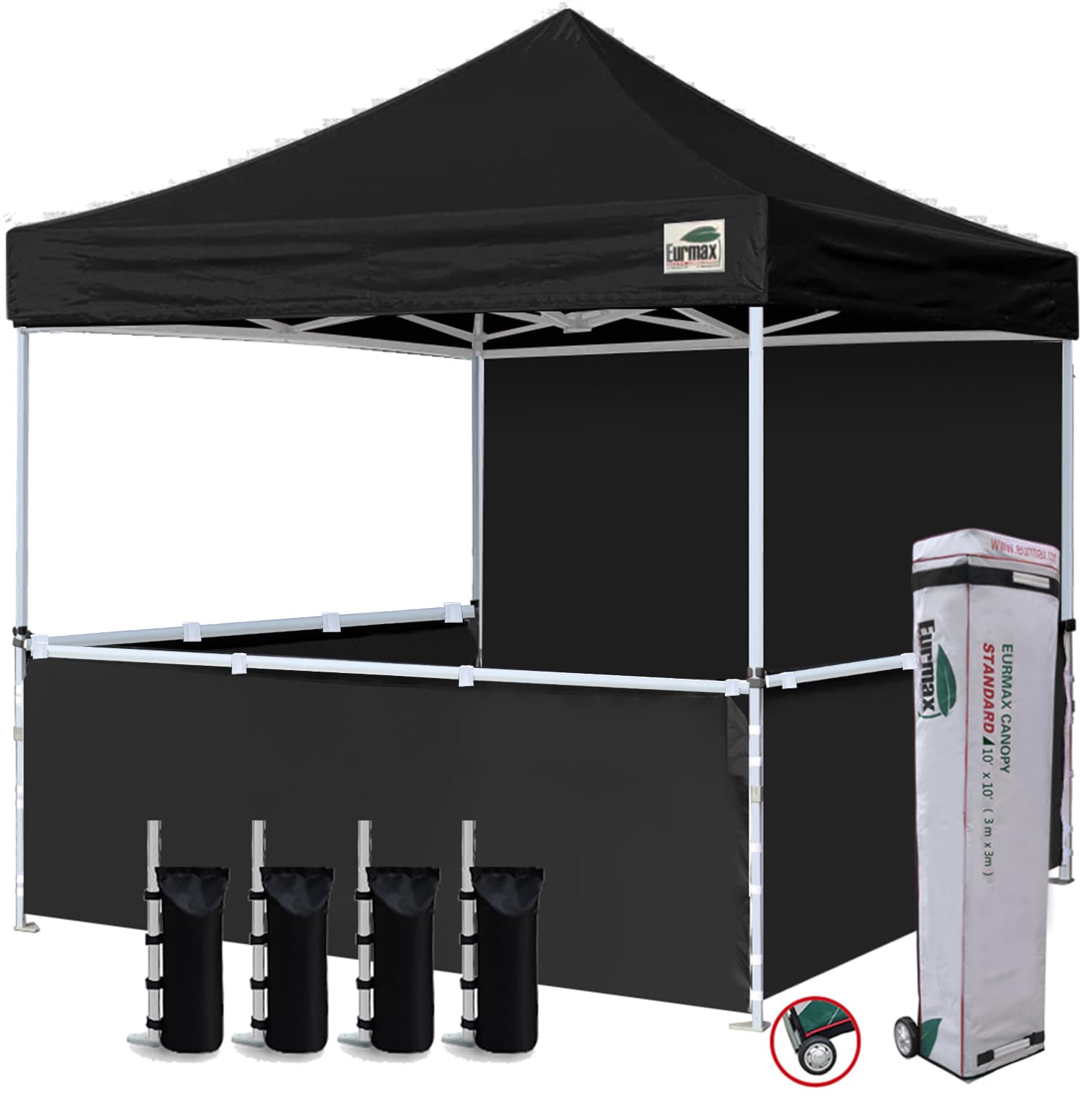 Amazon.com : Eurmax USA 10'x10' Pop-up Booth Canopy Tent Commercial ...