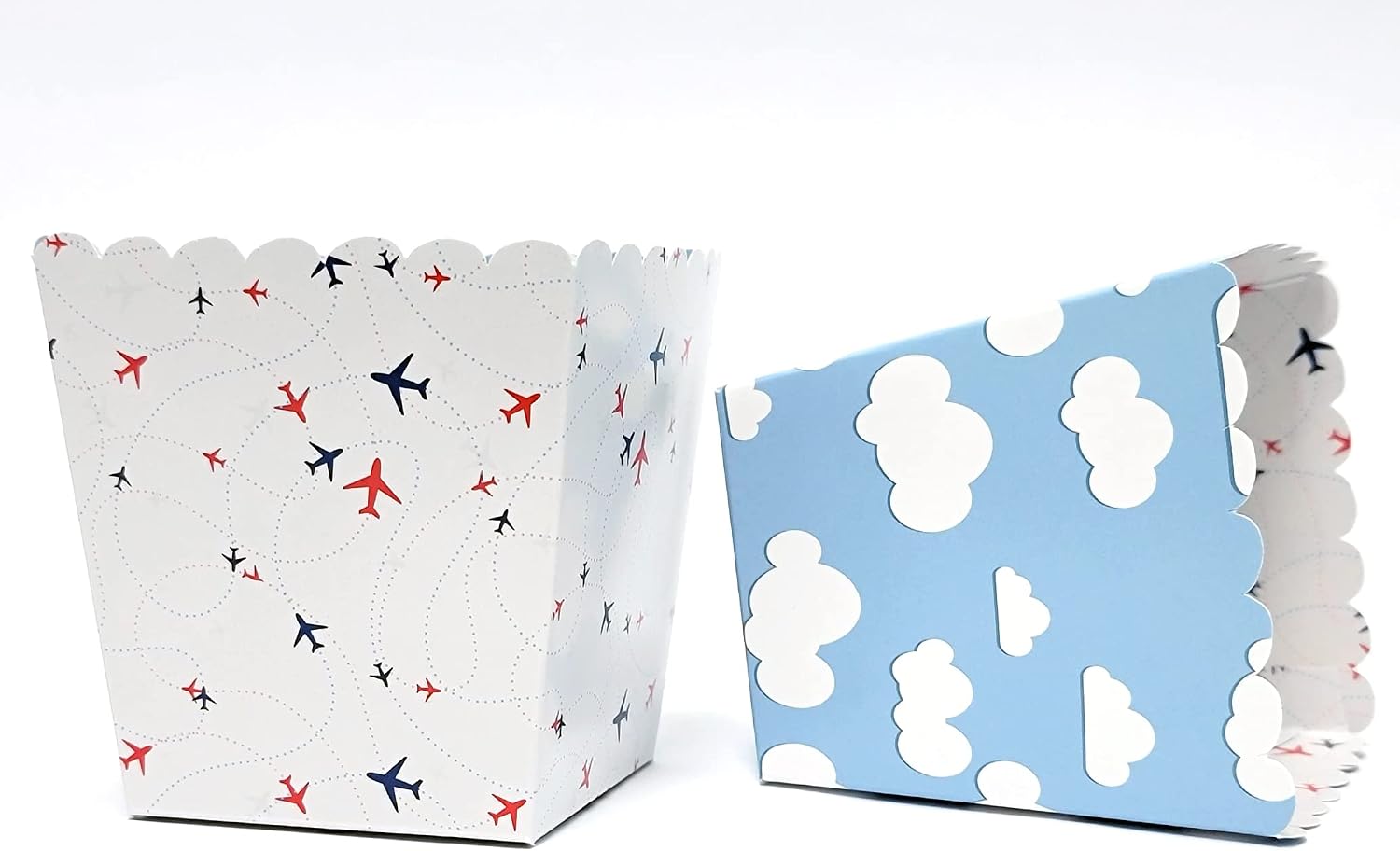 Amazon.com: Airplane Favor Snack Boxes for Travel Adventure themed Kids ...