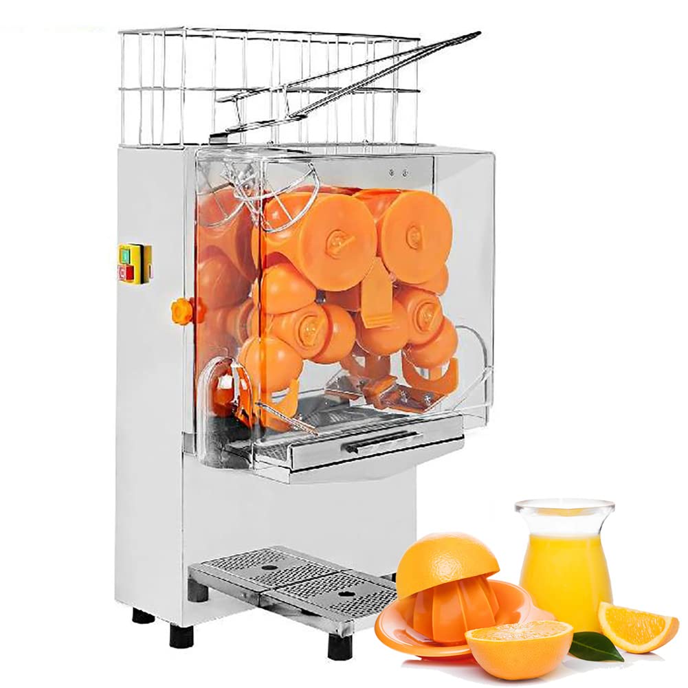 Buy Commercial Orange Juicer Machine, 120W Automatic Feeding 120W 20-30 ...