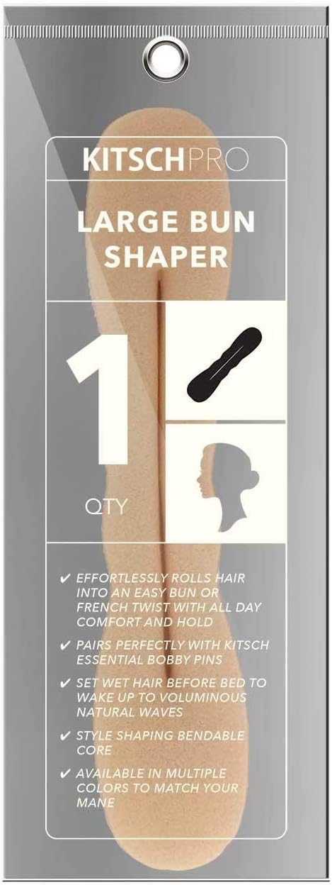 Kitsch Bun Shaper and Heatless Hair Curler | Hair Bun Maker | Lazy Hair ...