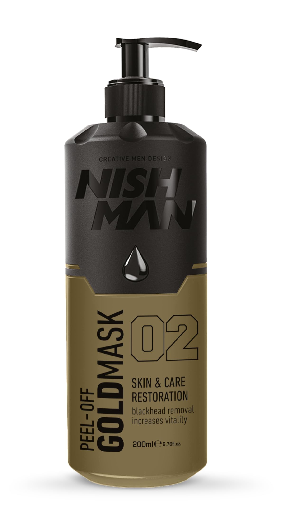 Amazon.com : nishman Peel Off GOLD MASK 200ml w/Pump : Beauty ...