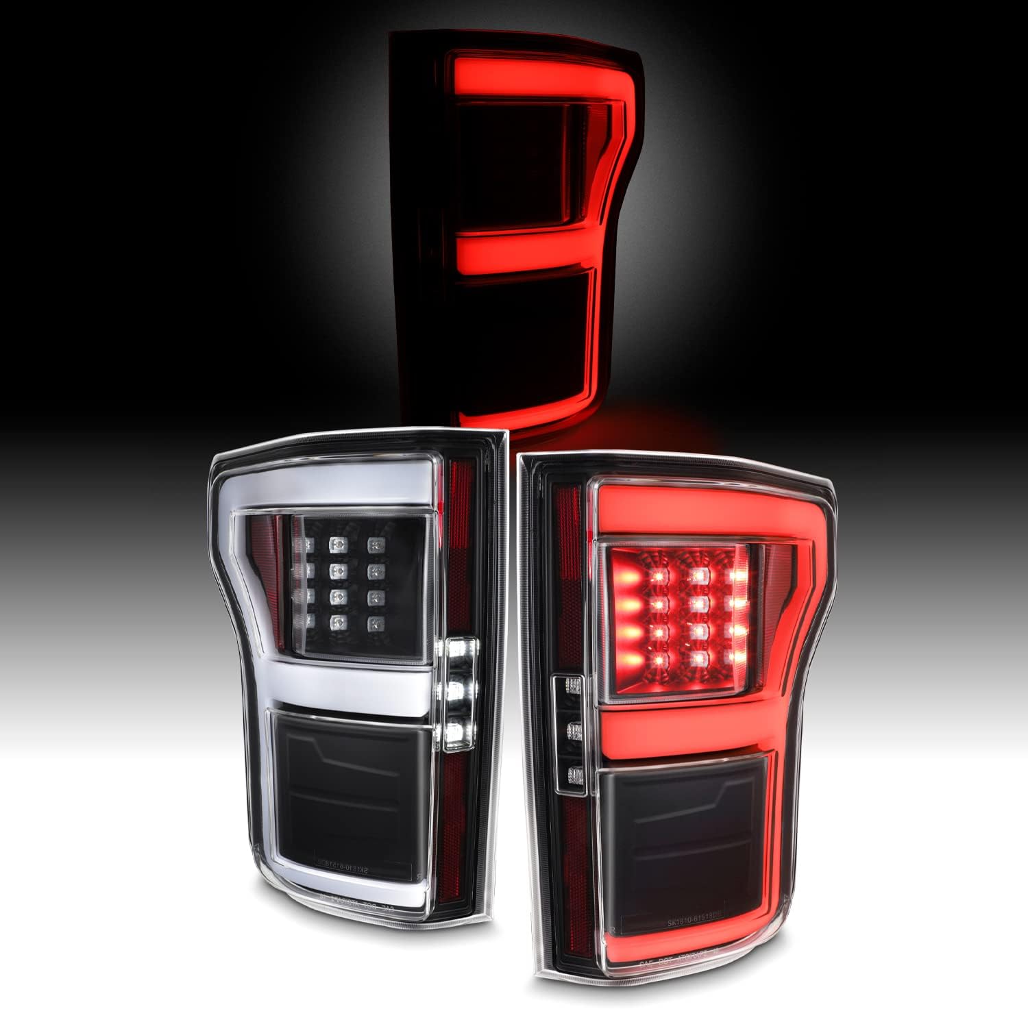 Amazon.com: ACANII - For [LED & Blind Spot Type] 2020-2022 Ford F250 ...